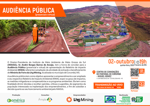 EDITAL DE CONVOCAÇÃO PARA AUDIÊNCIA PÚBLICA DE LICENCIAMENTO AMBIENTAL ...